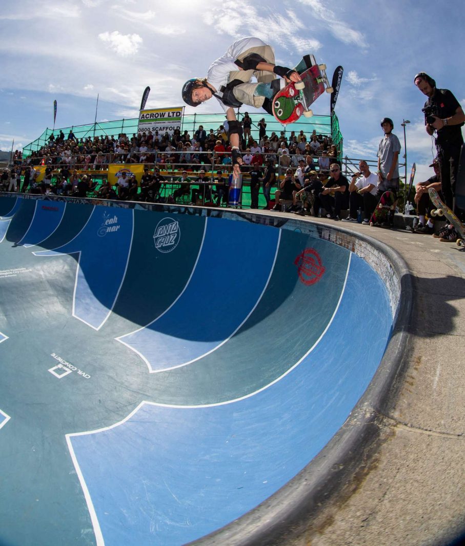 Sam Westerkamp, backside air, Photo by Kevin Francis - Manual Magazine